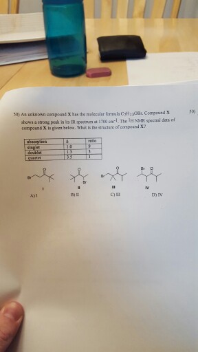 Solved An unknown compound X has the molecular formula | Chegg.com Solved An unknown compound X has the molecular formula | Chegg.com