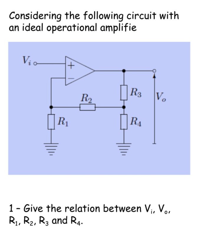 Solved Considering the following circuit with an ideal | Chegg.com