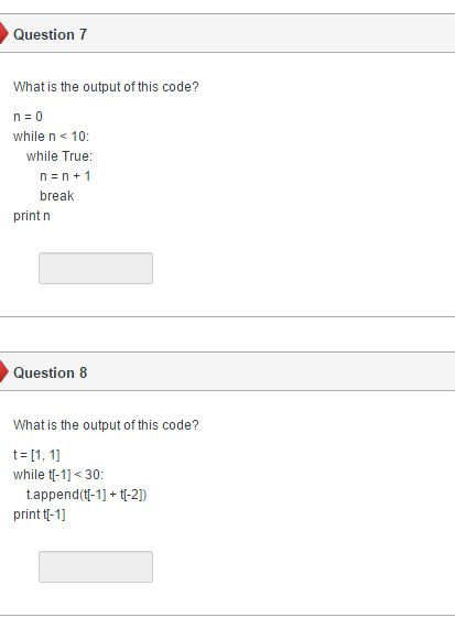 Solved What is the output of this code? n = 0 while n