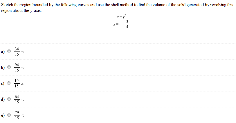 Solved Calculus 1 Shell Method Problem 1 Please Explain