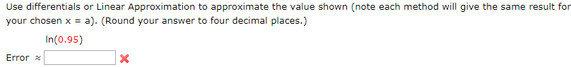 Solved For the function below, write the differential. x)In( | Chegg.com