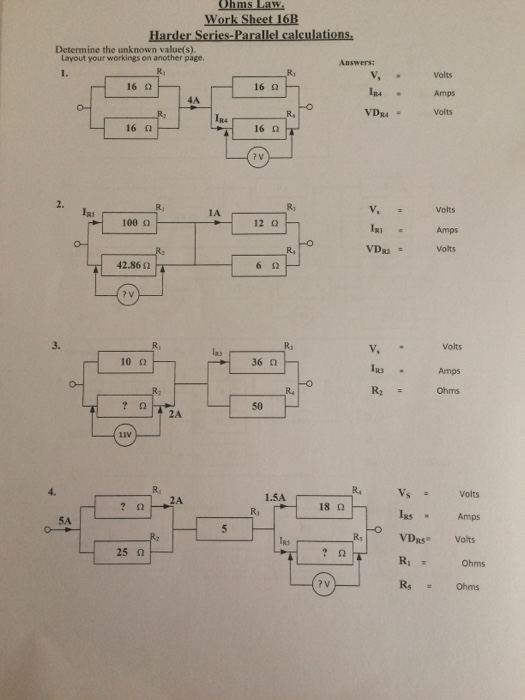 Solved Determine the unknown values (s). Layout your | Chegg.com