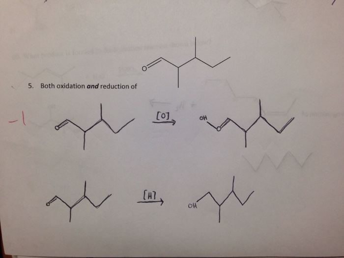 Solved Both oxidation and reduction of | Chegg.com