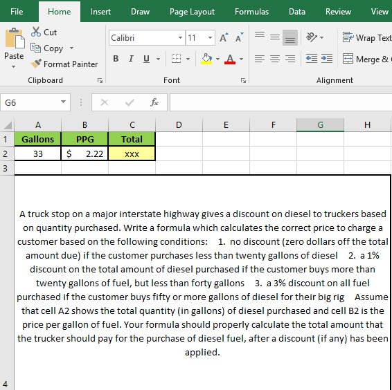 Solved File Home nsert Draw Page Layout Formulas Data Review | Chegg.com