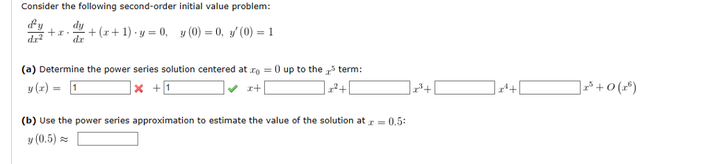 Solved Consider the following second-order initial value | Chegg.com