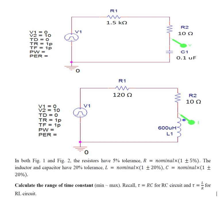 Solved In both Fig. 1 and Fig. 2, the resistors have 5% | Chegg.com