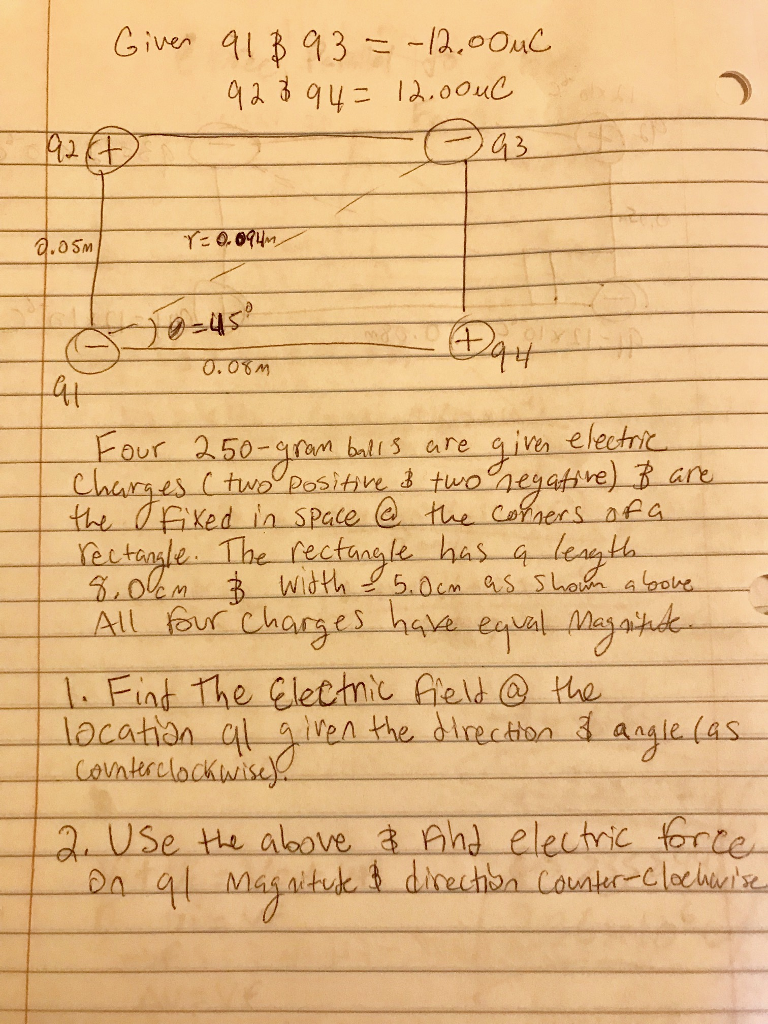 Solved Given 91事93.=-12.oomC 1. our 250-ram bali s are qiva | Chegg.com