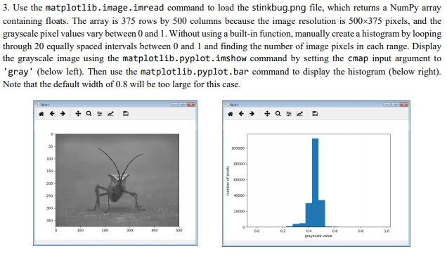Solved 3. Use the matplotlib.image.imread command to load | Chegg.com