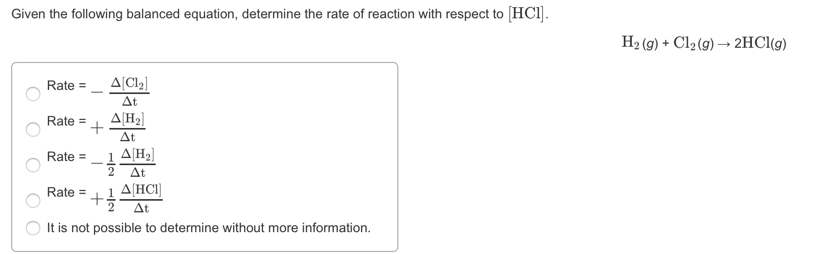 Solved Given the following balanced equation, determine the | Chegg.com