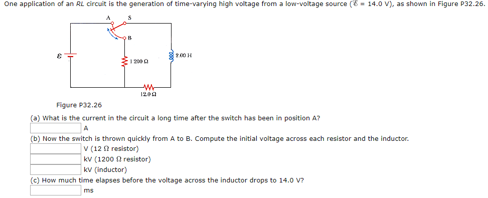 Solved One application of an RL circuit is the generation of | Chegg.com