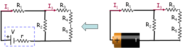 Solved A circuit is constructed with five resistors and one | Chegg.com