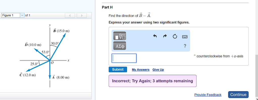 Solved Find the direction of B^vector ? A^vector. Express | Chegg.com