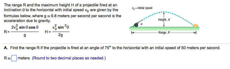 Initial Speed Formula