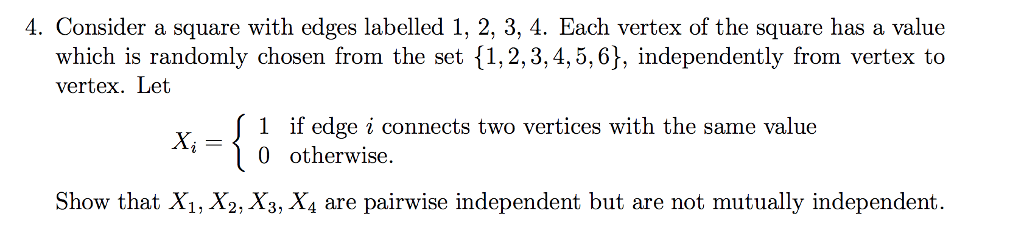 Solved 4. Consider a square with edges labelled 1, 2, 3, 4. | Chegg.com