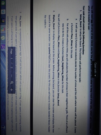 Solved you will puzzle game. In this game, the user has to | Chegg.com