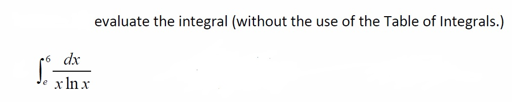 Solved Evaluate the integral (without the use of the Table | Chegg.com