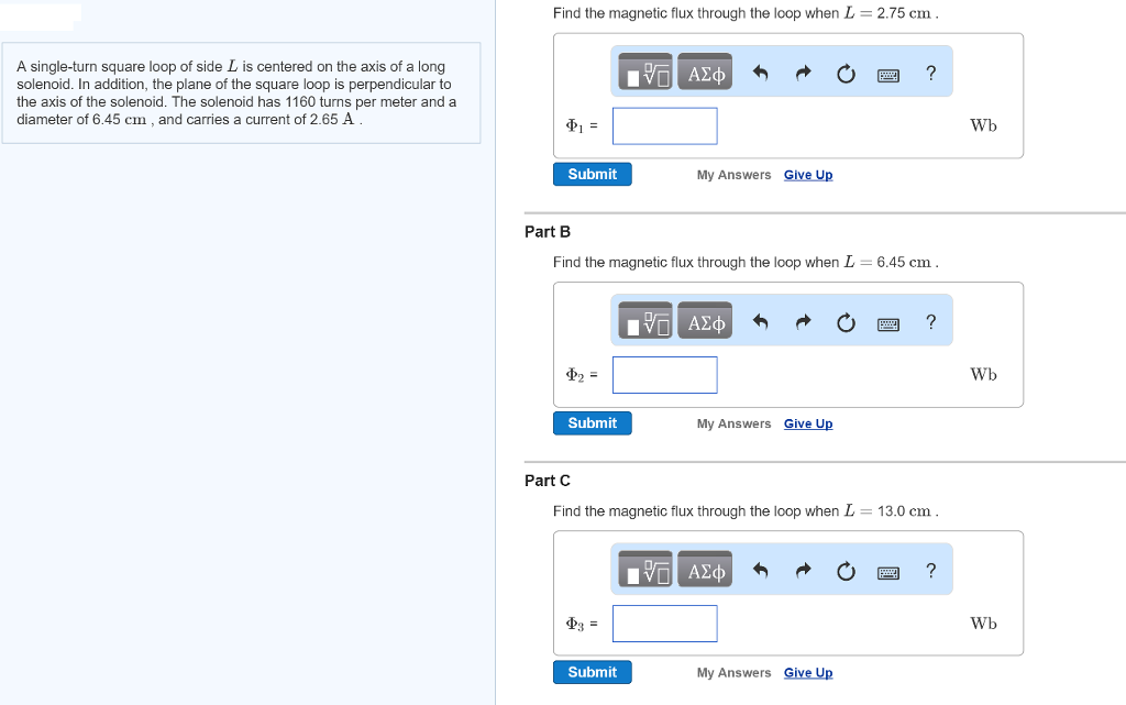 Solved A single-turn square loop of side L is centered on | Chegg.com