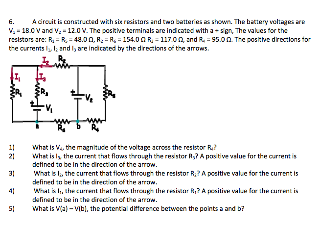 Solved solve the problem(1)-(5) including a picture and | Chegg.com