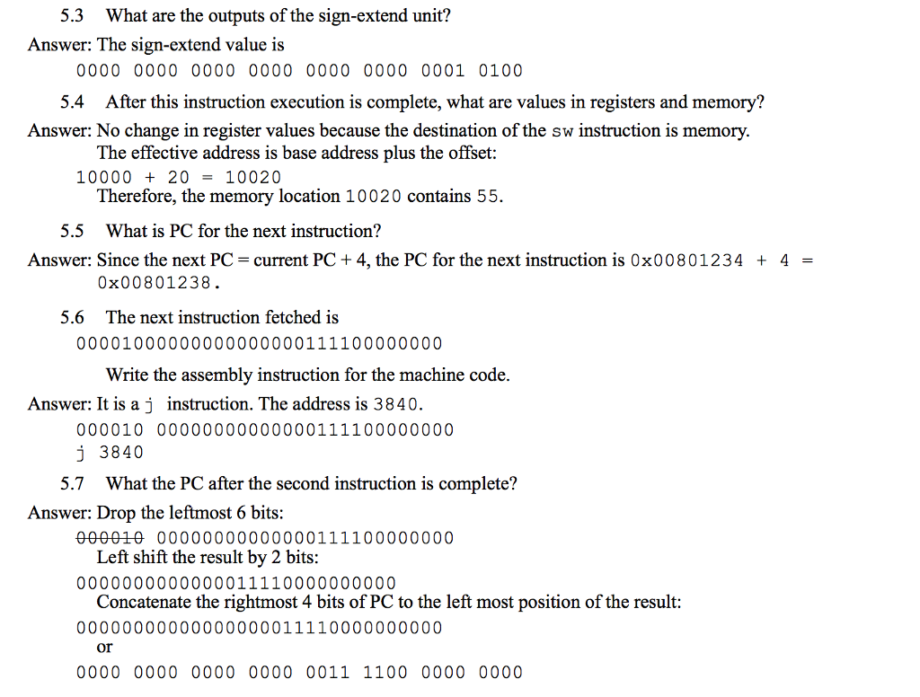 Assume the data memory is all zeros and that the | Chegg.com