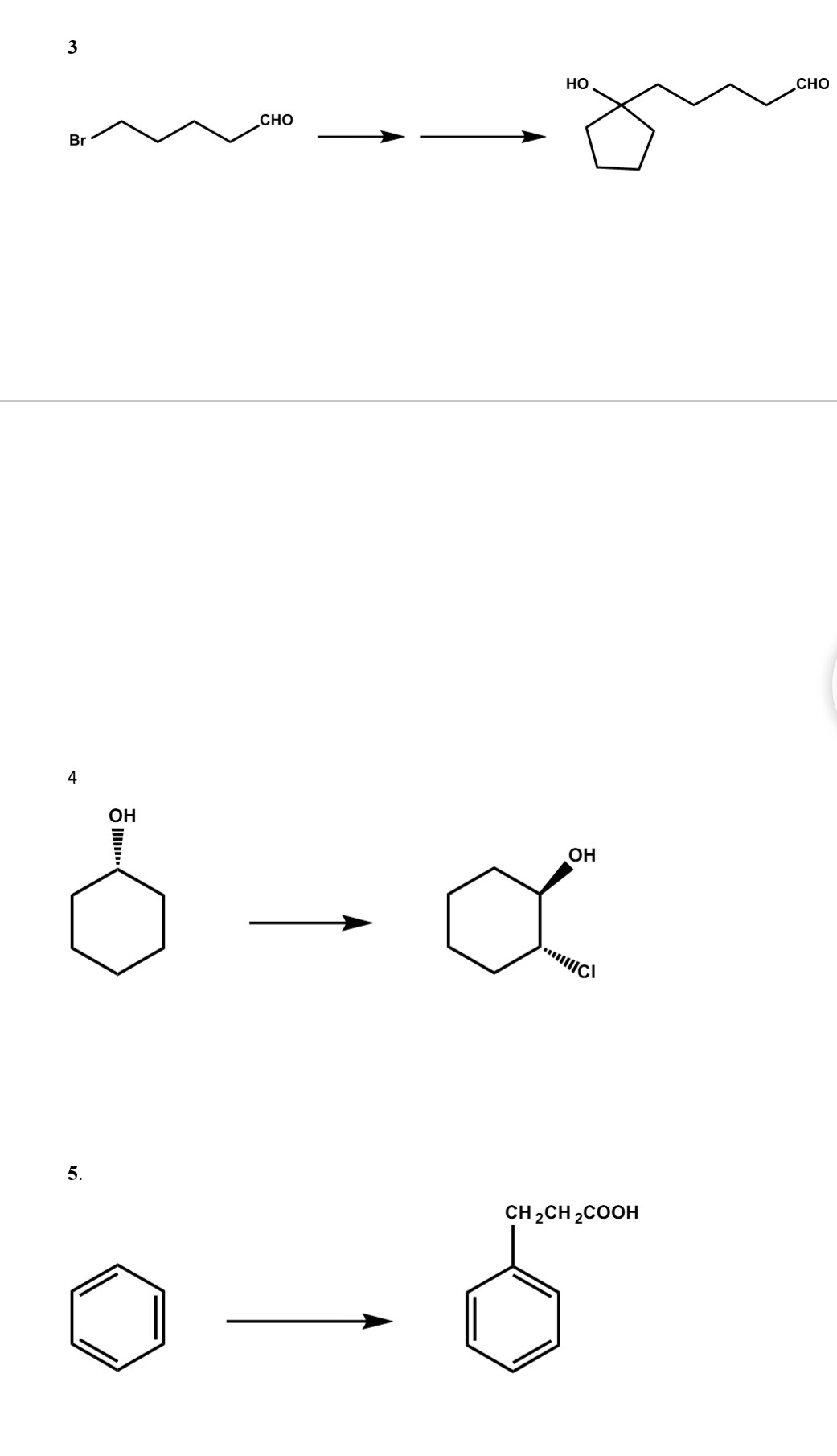 Solved ochem: provide the synthesis of the following from | Chegg.com
