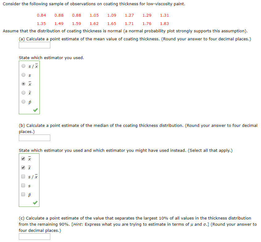 Solved Consider the following sample of observations on | Chegg.com