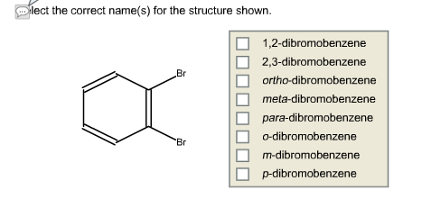 P Dibromobenzene Structure