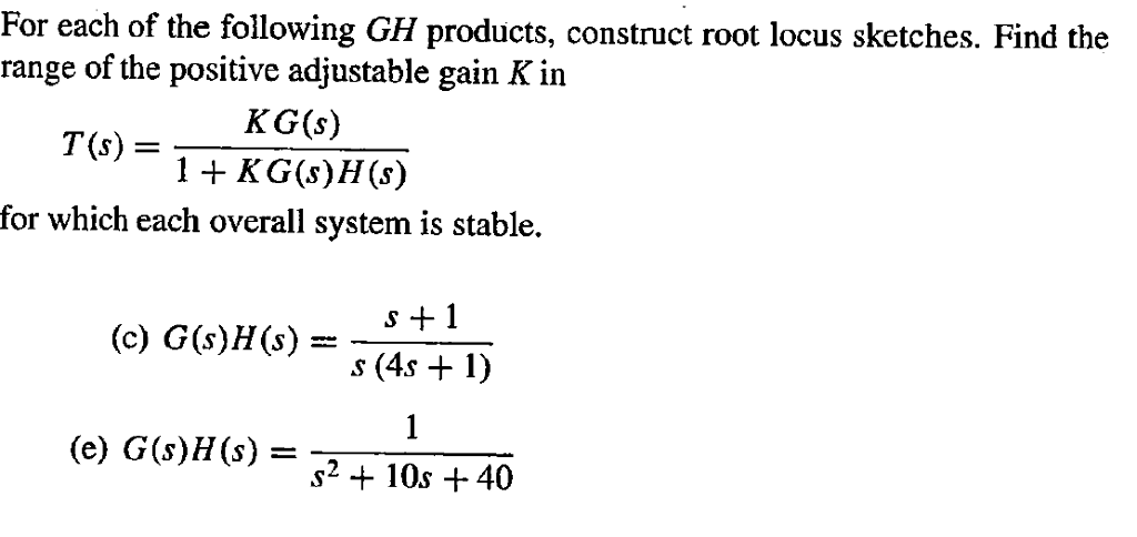 For each of the following GH products, construct root | Chegg.com