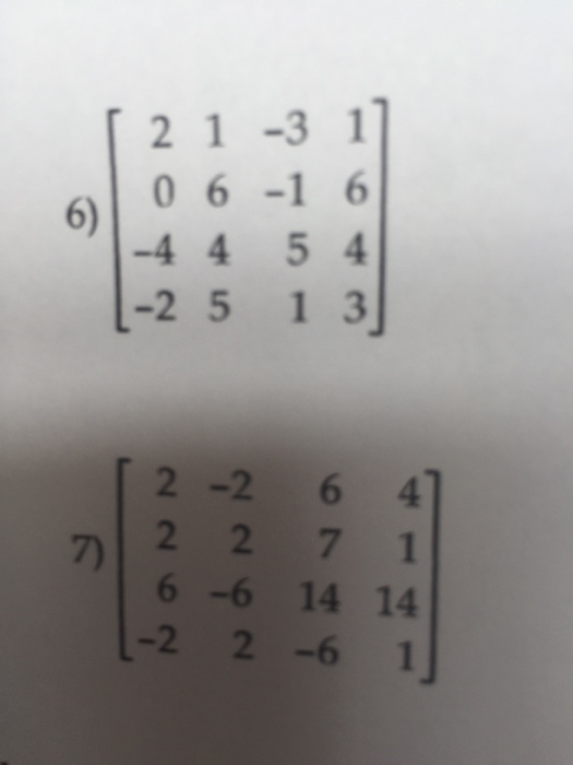 Solved Compute The Determinant Of The Matrix By Cofactor Expansion 1 Answer