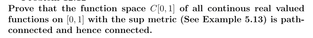 Solved Prove that the function space C[0, 1 of all continous | Chegg.com
