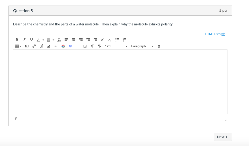 Solved Describe the chemistry and the parts of a water | Chegg.com