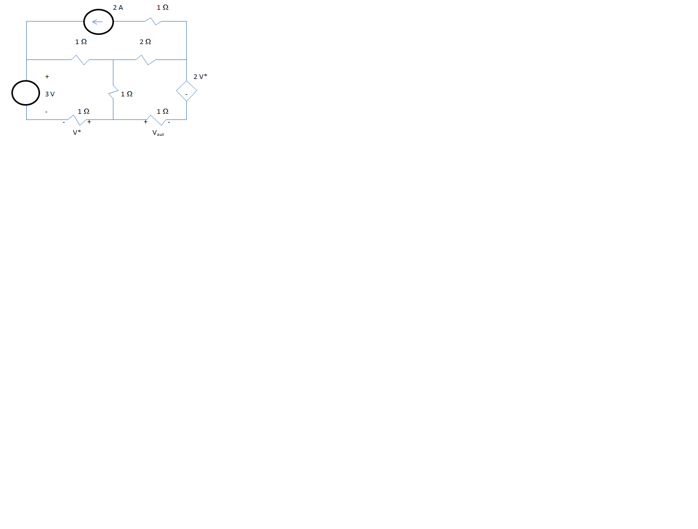 Find Vout using the mesh method and Cramer's rule. | Chegg.com
