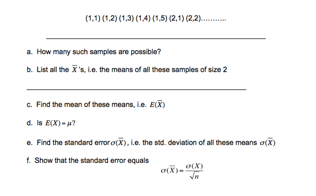 Solved (1, 1) (1, 2) (1, 3) (1, 4) (1, 5) (2, 1) (2, | Chegg.com