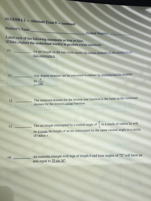 Solved Label each of the following statements as true or | Chegg.com