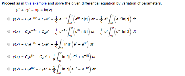 Solved Proceed as in this example and solve the given | Chegg.com