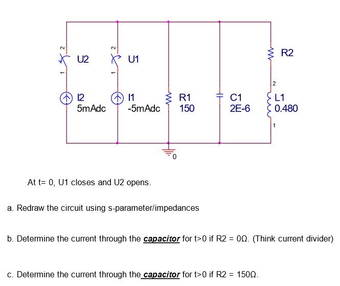 Solved Redraw the circuit using s-parameter/impedances | Chegg.com