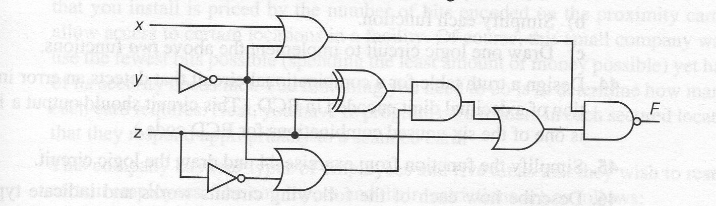 Solved 33 Draw The Combinational Circuit That