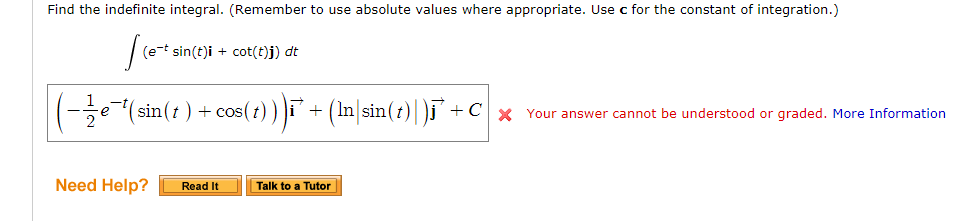 Solved Find the indefinite integral. (Remember to use | Chegg.com
