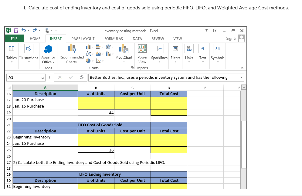 How To Calculate Ending Inventory Without Cost Of Goods Sold : If you ...