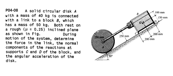 A solid circular disk A with a mass of 40 kg is | Chegg.com