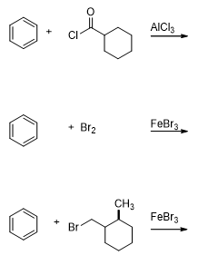 Solved AICl3 + CI FeBr3 Br2 CH3 FeBr3 Br | Chegg.com