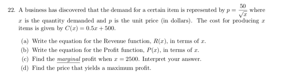 Solved 50 22 A Business Has Discovered That The Demand For Chegg solved-50-22-a-business-has-discovered-that-the-demand-for-chegg