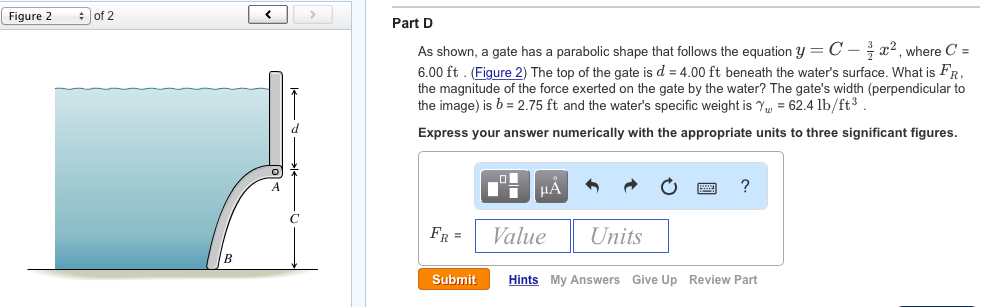 Solved As shown, a gate has a parabolic shape that follows | Chegg.com