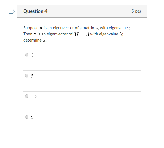 Solved Suppose x is an eigenvector of a matrix A with | Chegg.com