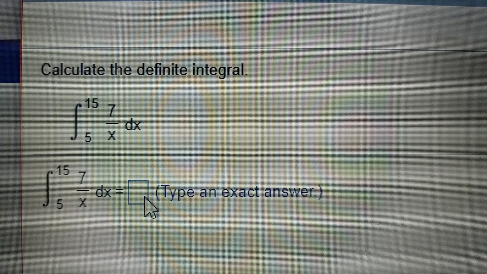Solved Calculate the definite integral | Chegg.com