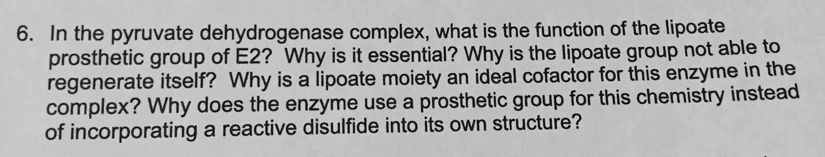 Solved In the private dehydrogenate complex, what is the | Chegg.com