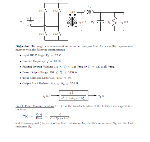 To design a minimum cost second-order low-pass filter | Chegg.com