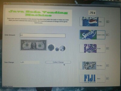 Solved create an java gui for a vending machine ithat | Chegg.com
