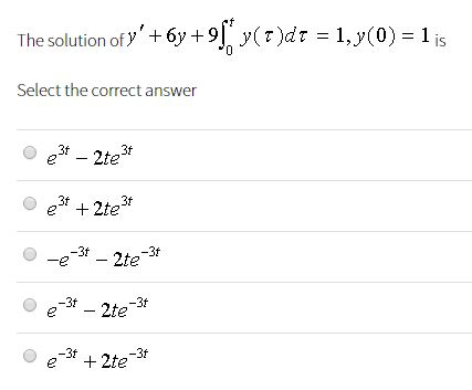 Solved The Solution Of Is Select The Correct Answer Chegg
