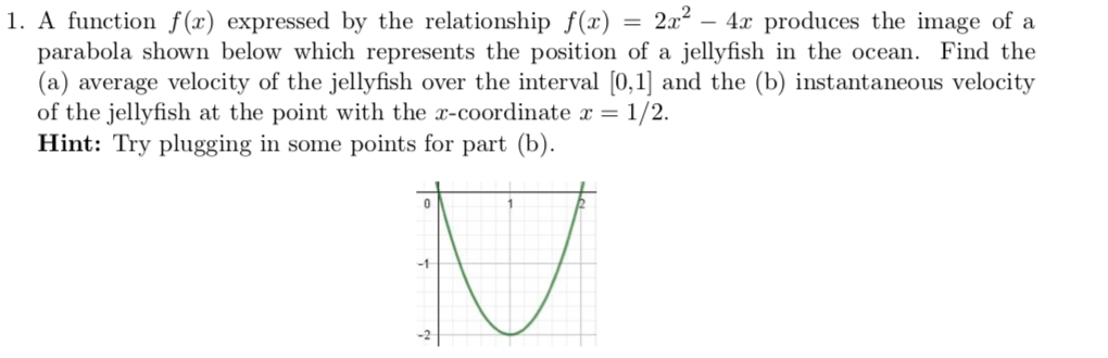 Solved 1. A function f(x) expressed by the relationship f(x) | Chegg.com