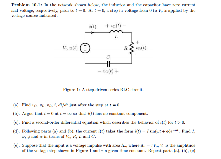 Solved In the network shown below, the inductor and the | Chegg.com